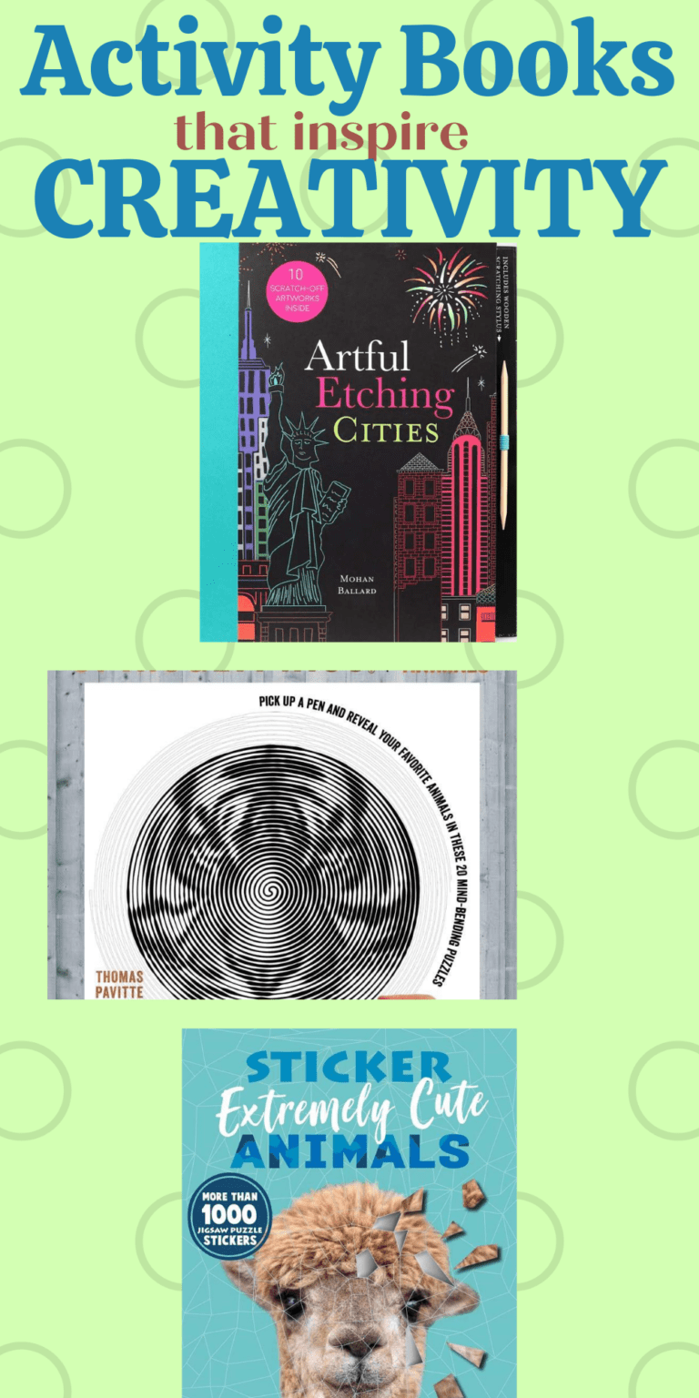 3 Children's Activity Books That Inspire Creativity - Shop With Me Mama