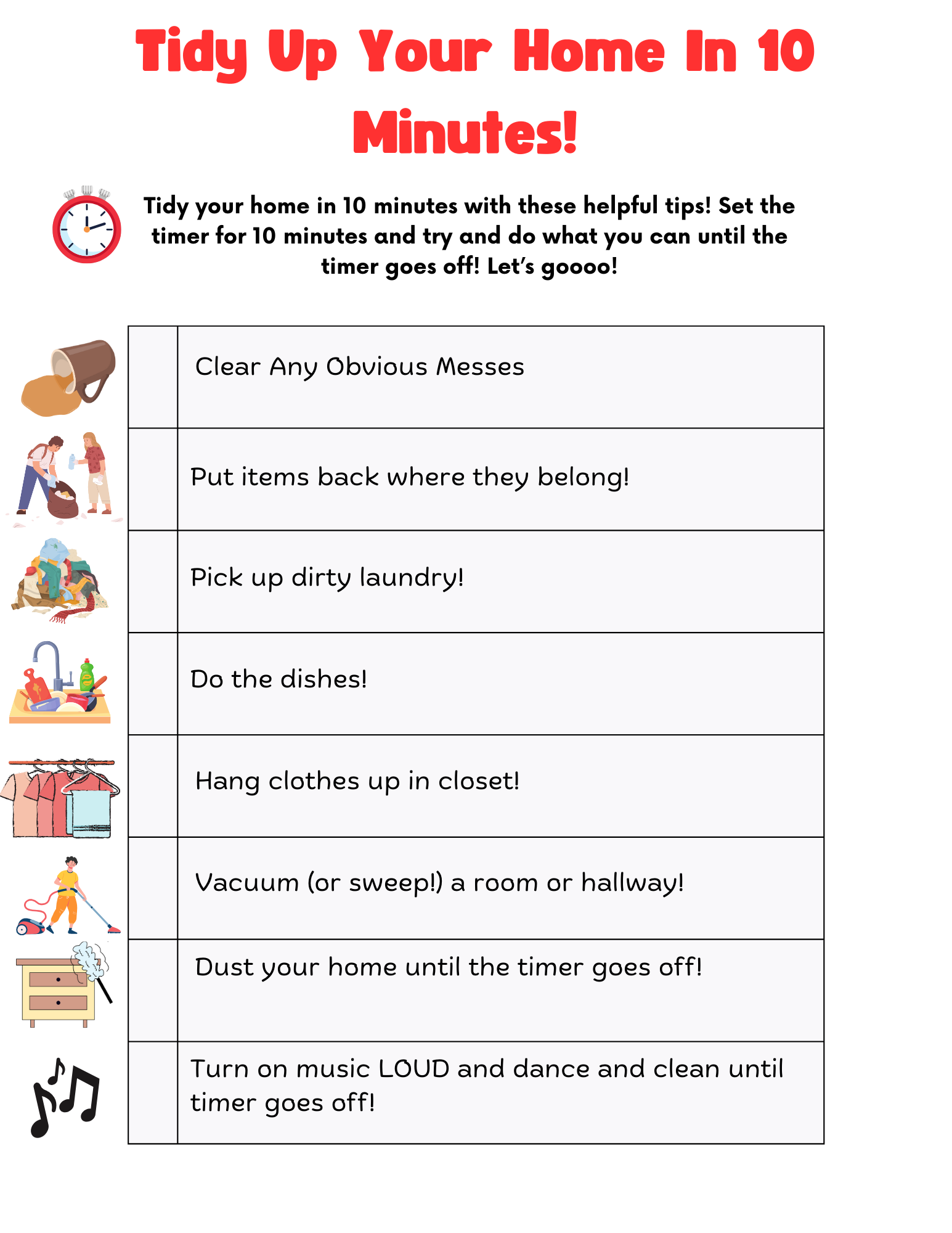 Tidy Your Home In 10 Minutes With These 5 Tips! - Shop With Me Mama