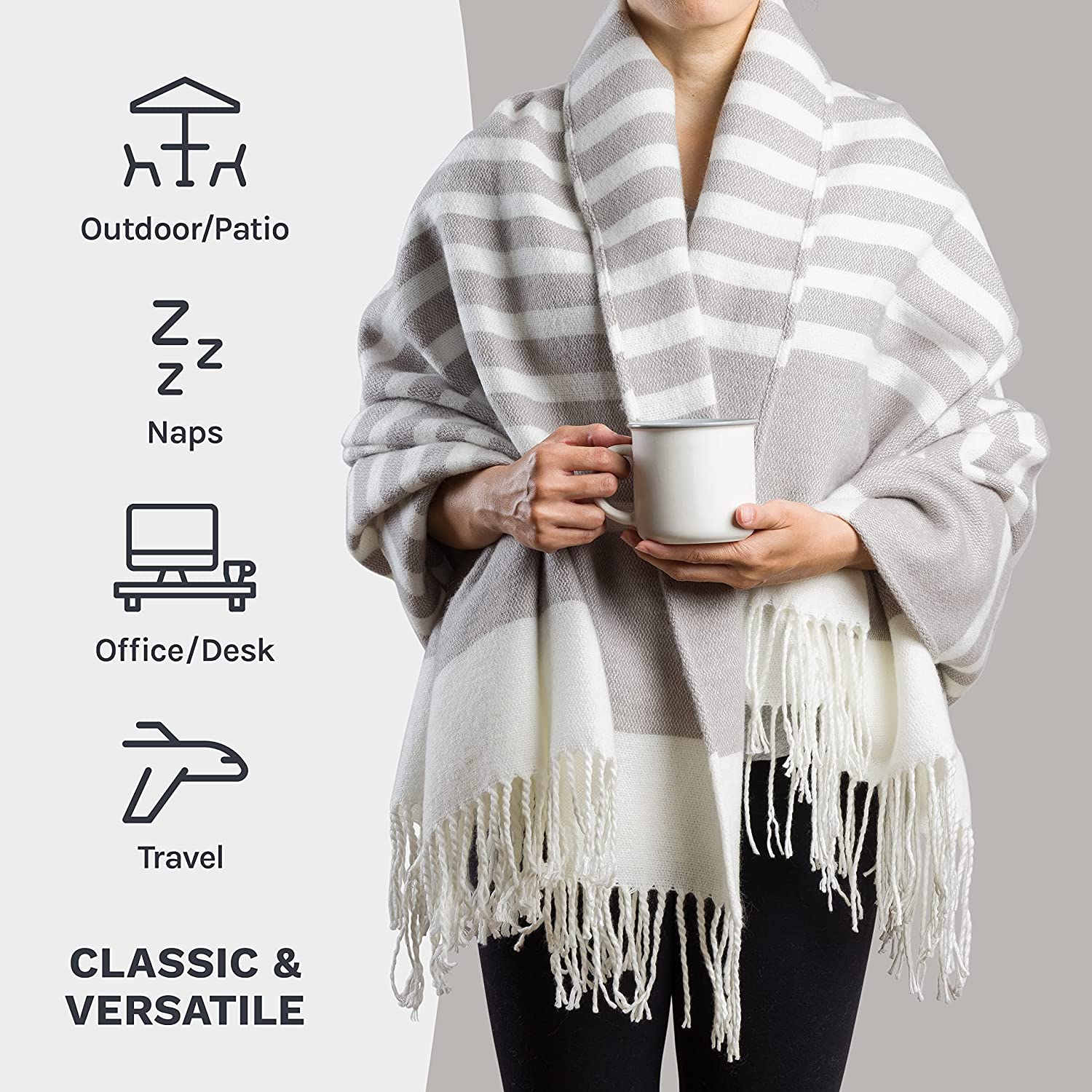 Cozy Woven Throw Blankets - Shop With Me Mama