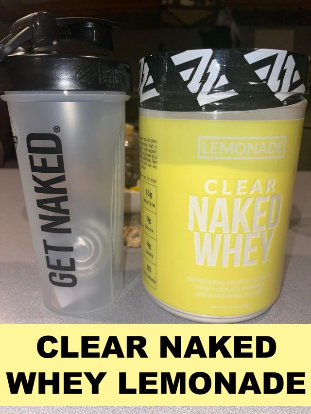 Clear Naked Lemonade Whey Protein Isolate Shop With Me Mama