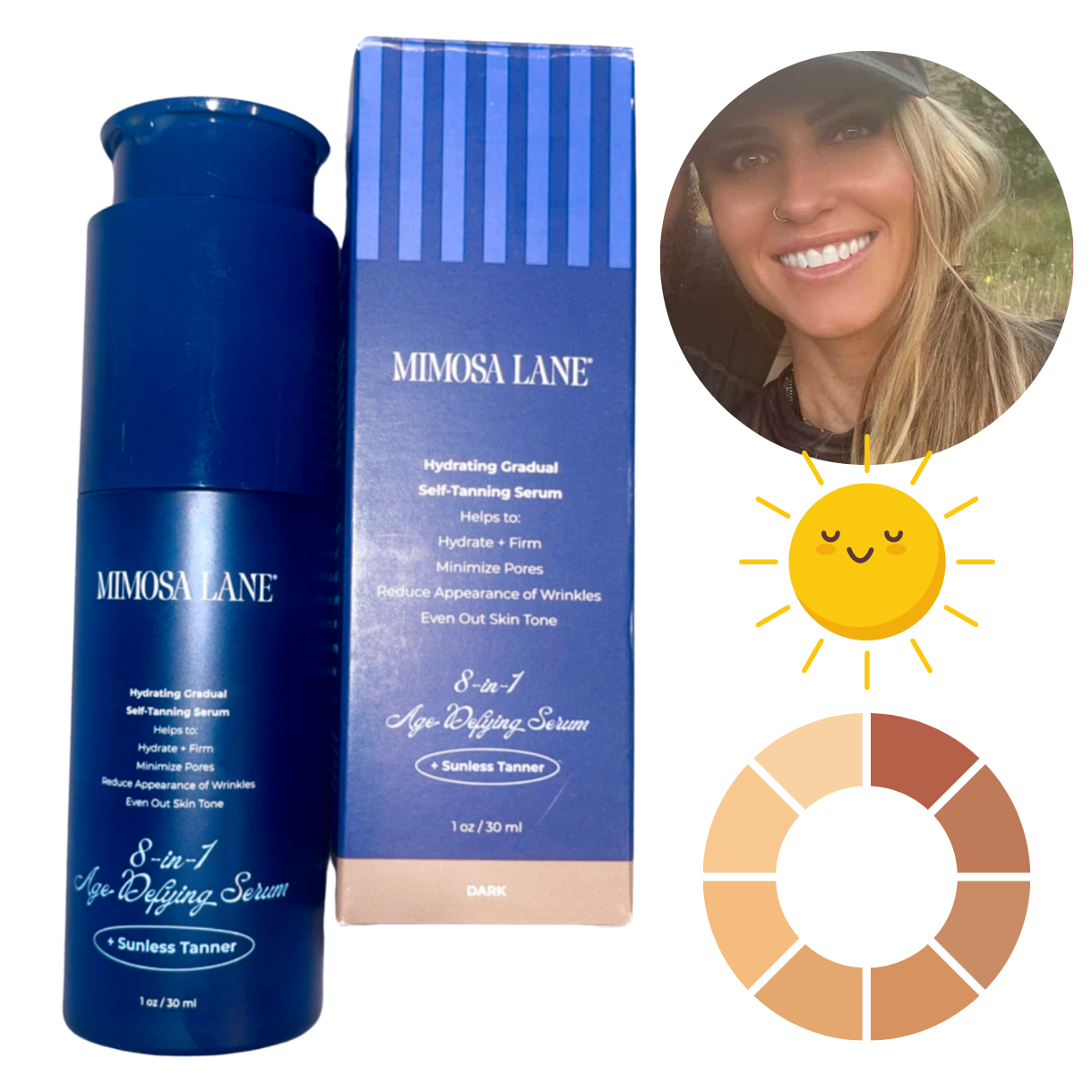 Best Face Self Tanner for Acne Prone Skin & Aging - Shop With Me Mama