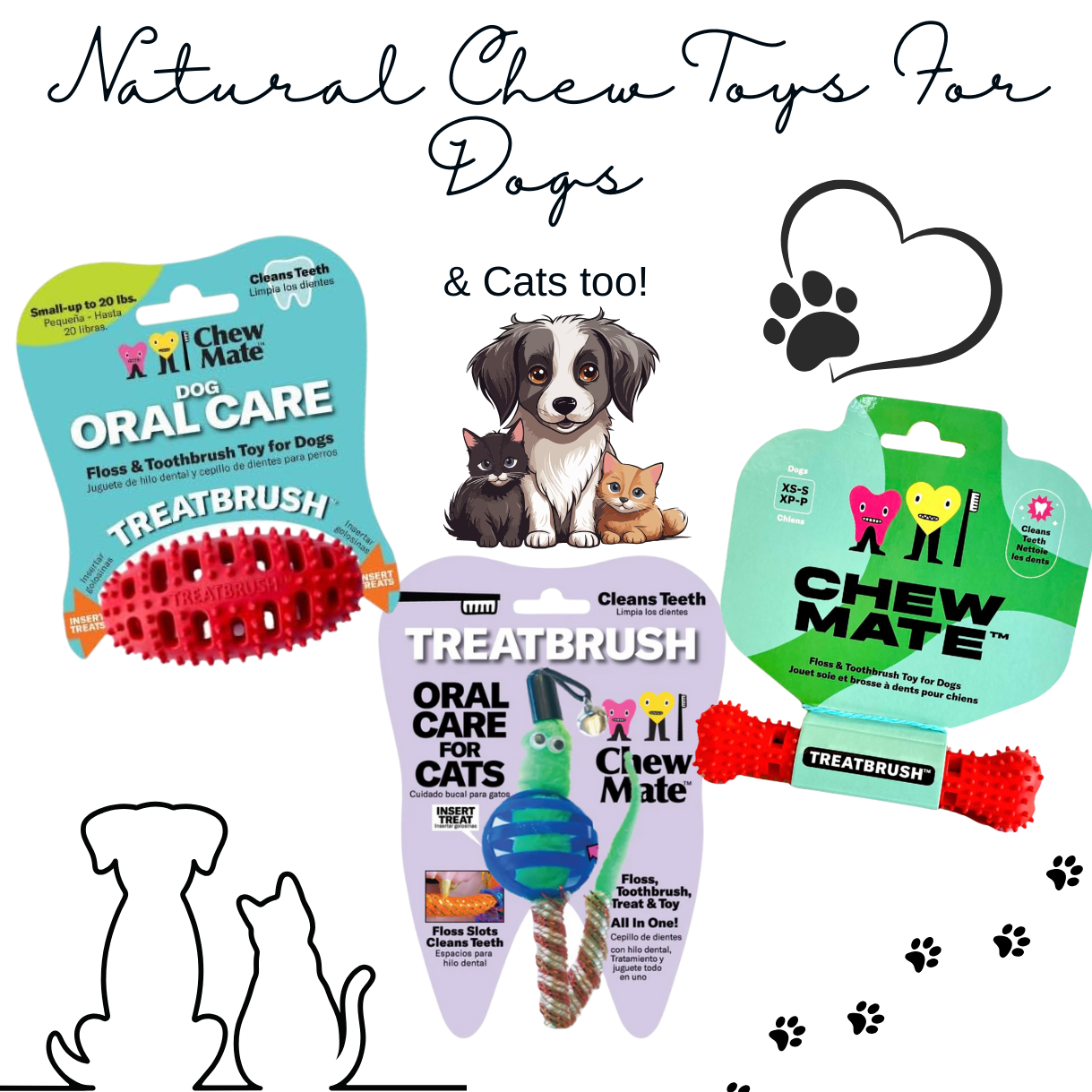 Best Natural Chew Toys For Dogs (& Cats Too) - Shop With Me Mama