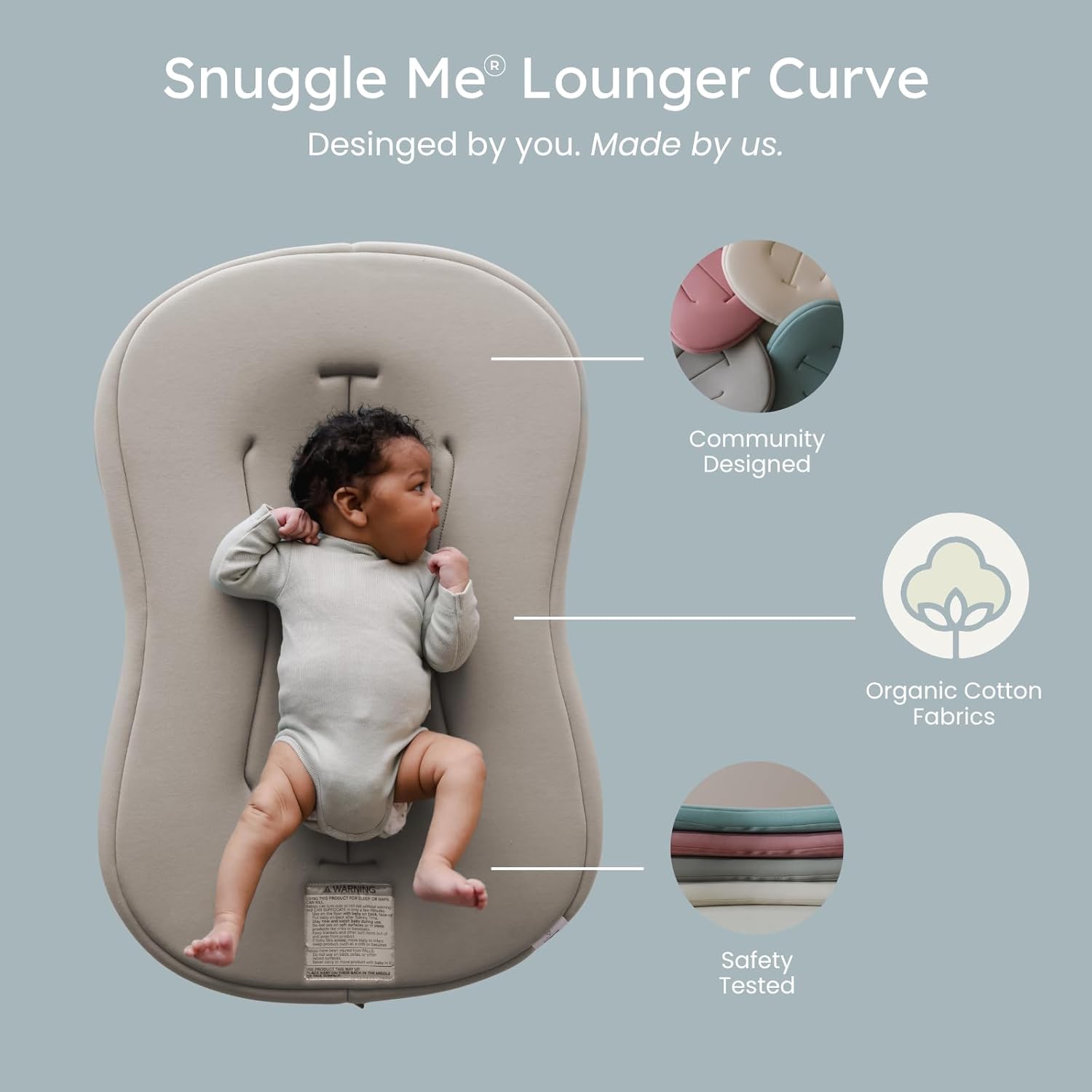Best Baby Lounger Is The Snuggle Me Baby Lounger Curve - Shop With Me Mama