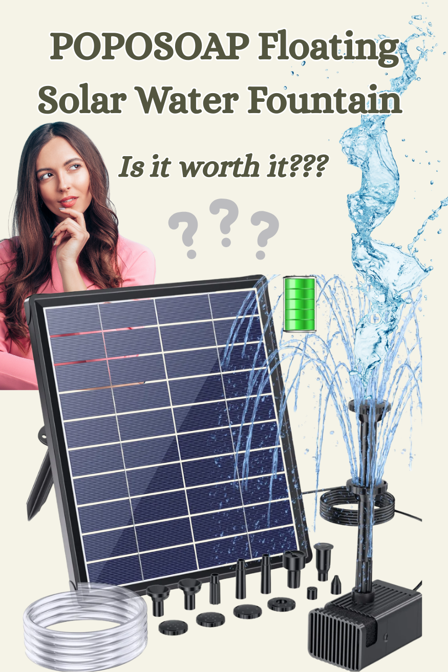 Is The POPOSOAP Floating Solar Water Fountain Pump Worth It? - Shop ...