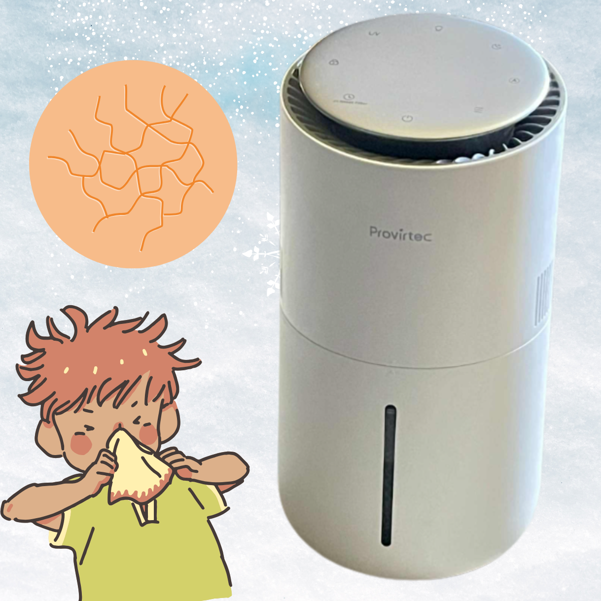 Provirtec Mist-Free Humidifier: No Messy Wet Mist, Just Moisture - Shop ...