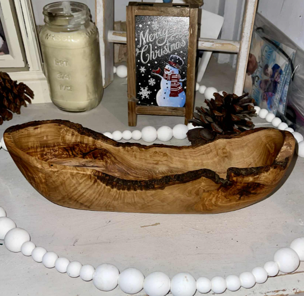 Rustic Olive Wood Bread Bowl & Easy Care Tips - Shop With Me Mama