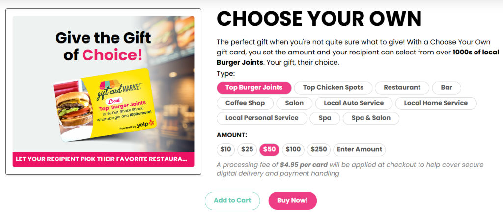 The Gift Card Market For Local Business Gift Cards - Shop With Me Mama