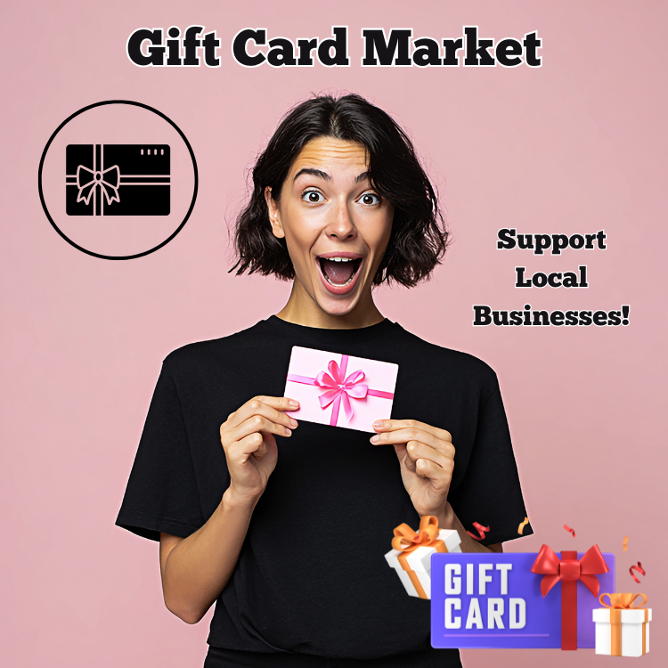 The Gift Card Market For Local Business Gift Cards - Shop With Me Mama